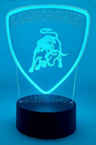 lamborghini Night Light / Desk Lamp Multiple Colours | eBay