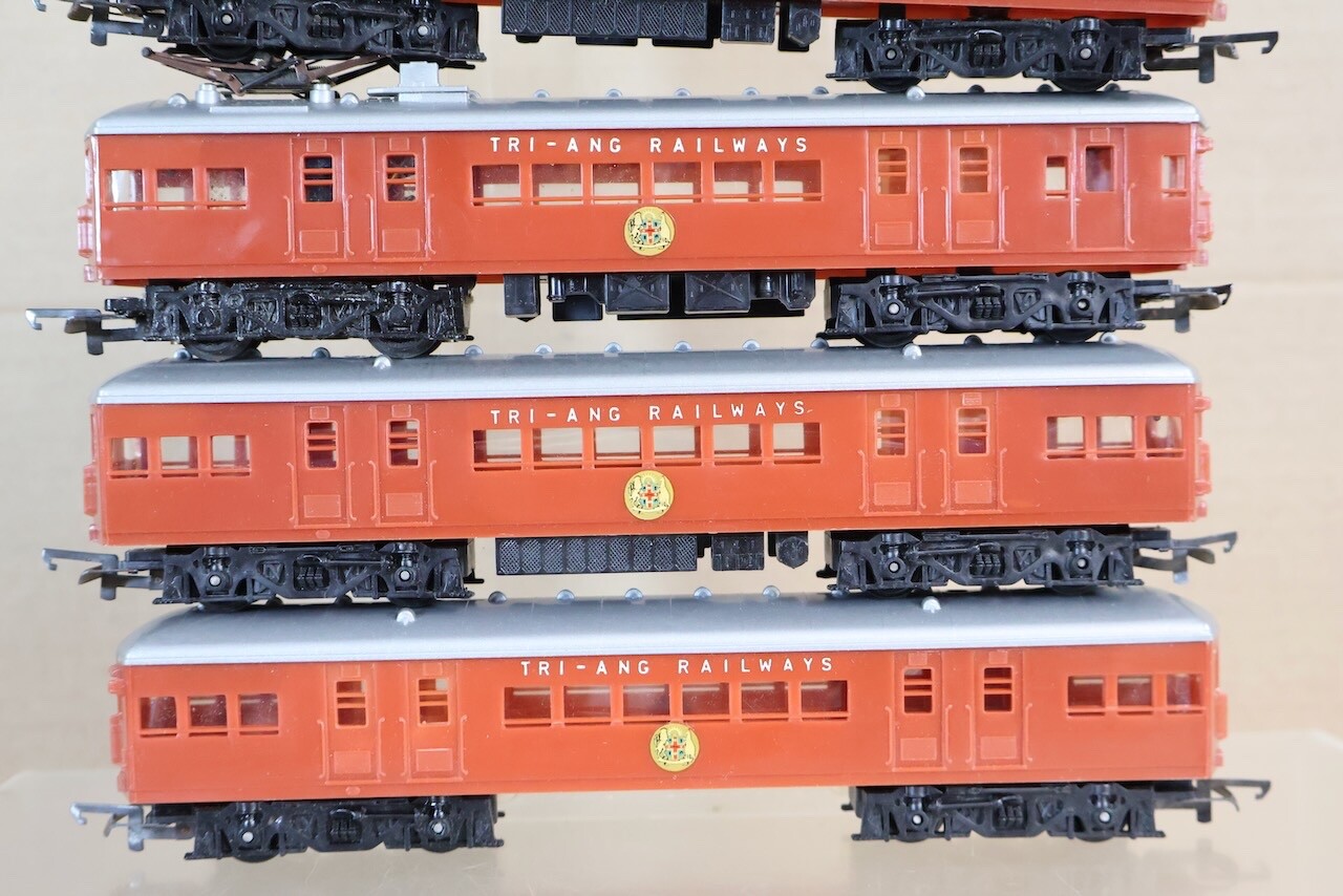 TRIANG R450 R451 R452 AUSTRALIAN SYDNEY SUBURBAN ELECTRIC EMU 4 CAR SET ...