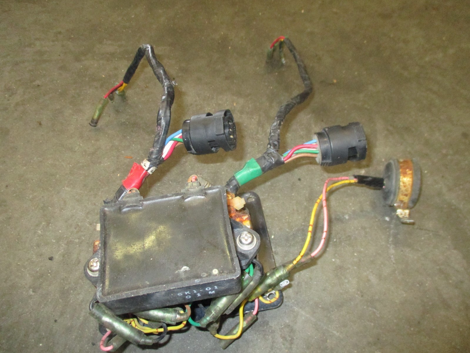 Yamaha outboard dual ignition switch with control unit X49 | eBay