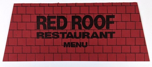 1970s Red Roof Restaurant Atlanta GA Cheshire Bridge Rd Vintage Dinner ...