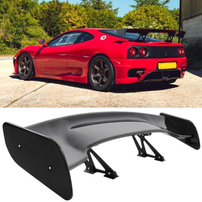 57" Carbon Fiber GT Style Racing Rear Trunk Spoiler Wing For Ferrari ...
