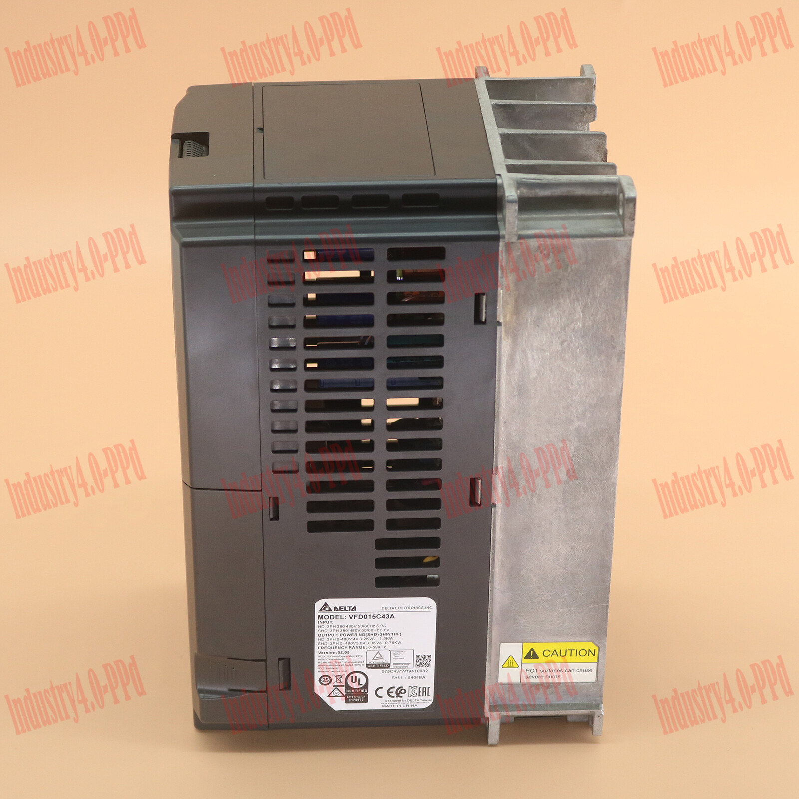 1PC DELTA VFD015C43A VFD 1.5kw 2HP AC380-480V Inverter Frequency ...