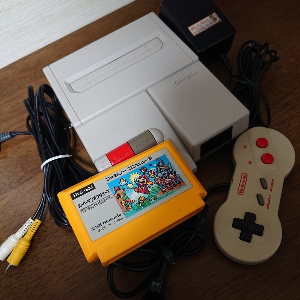 New Famicom AV Famicom Worked W/Super Mario, Controller, Adapter, Cord ...
