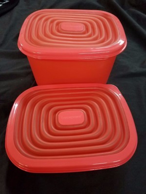 Tupperware Mini Rectangular Stuffables Container Set Flexible Seals ...
