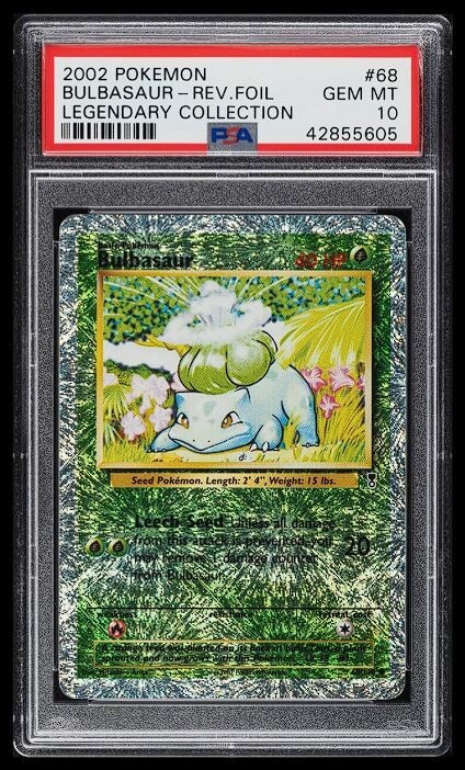 2002 Pokemon Legendary Collection Reverse Holo Bulbasaur #68 PSA 10 | eBay