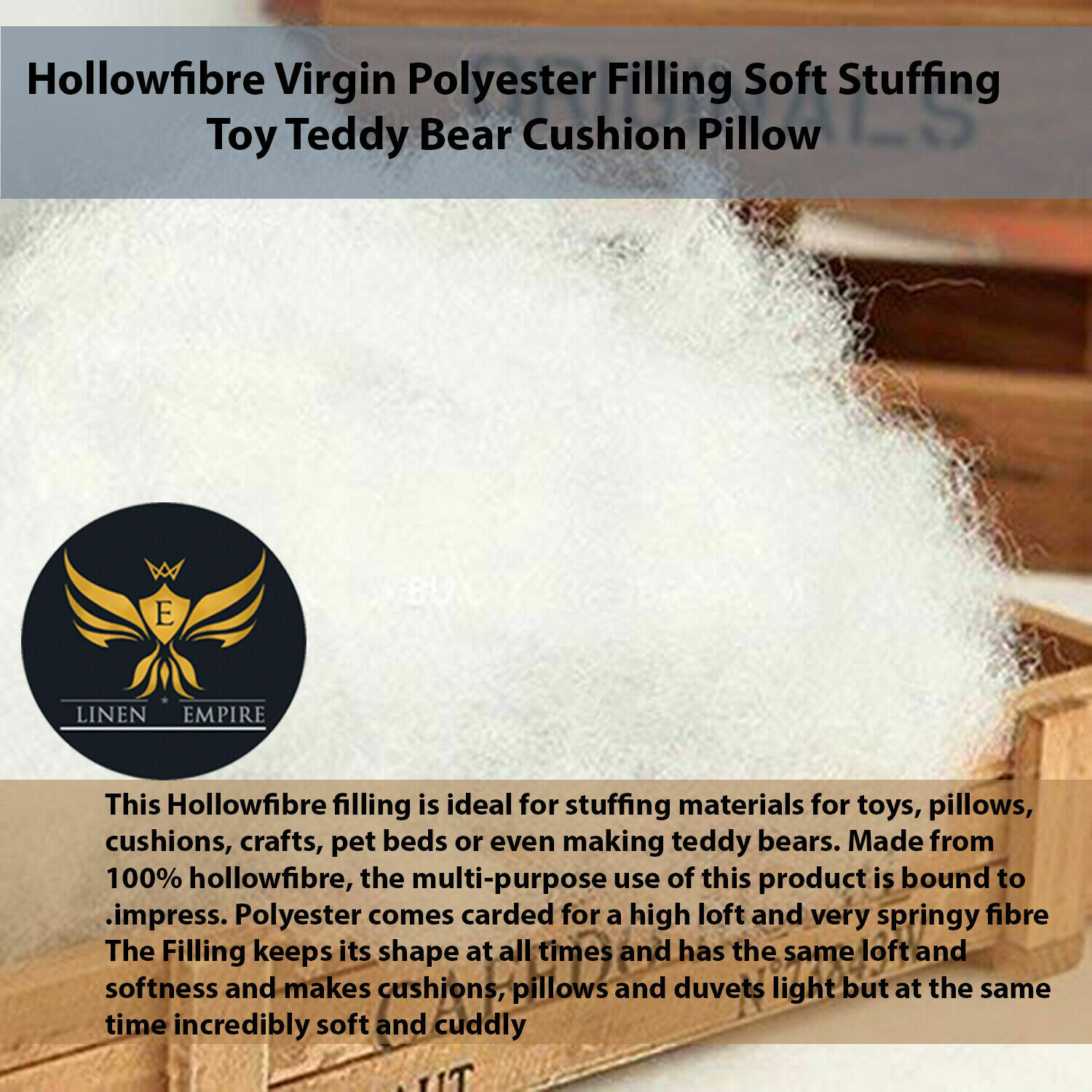 Hollowfibre Virgin Polyester Filling Soft Stuffing Toy Teddy Bear ...