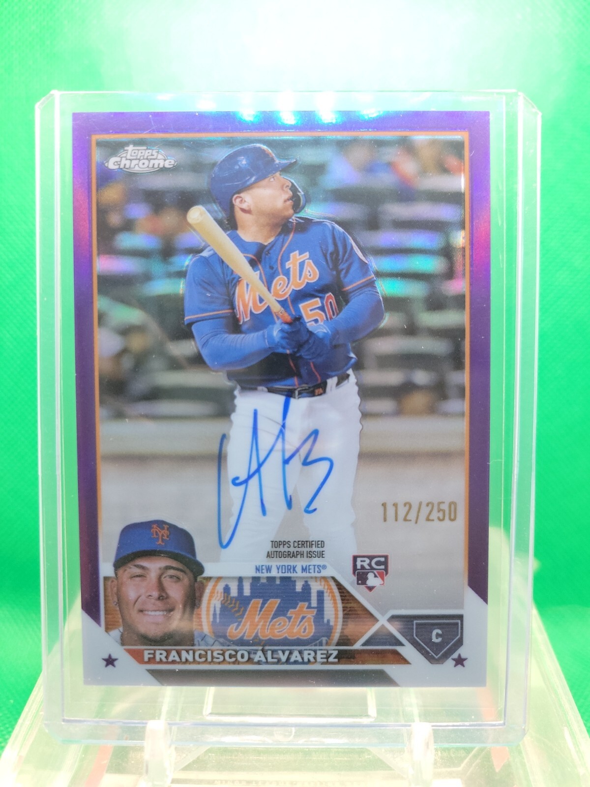 2023 Topps Chrome - Rookie Autographs Purple Refractor #RA-FA Francisco ...