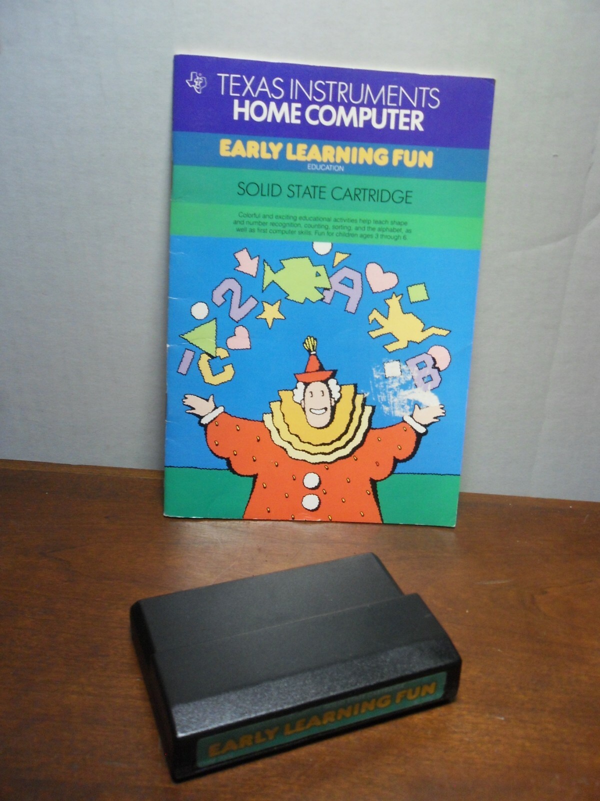 EARLY LEARNING FUN 1982 Texas Instruments Home Computer Cartridge ...
