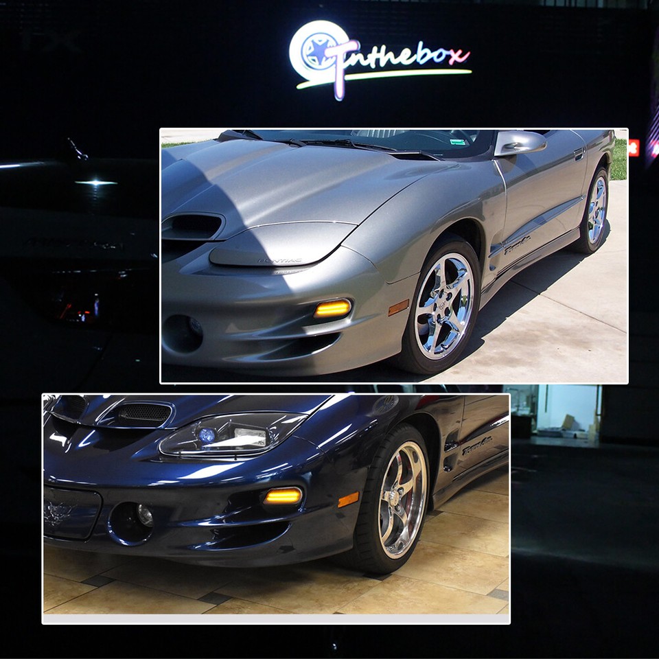 Sequential Switchback LED Front Corner DRL Turn Signal Lights For 98-02 ...
