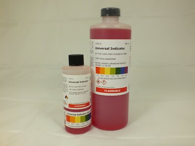 Universal Indicator Solution, pH 4-10 color chart included | eBay