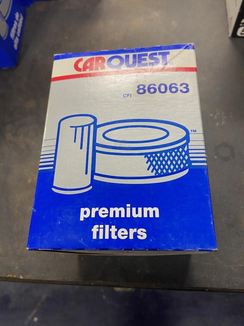 CARQUEST 86063 - Fuel filter cross reference