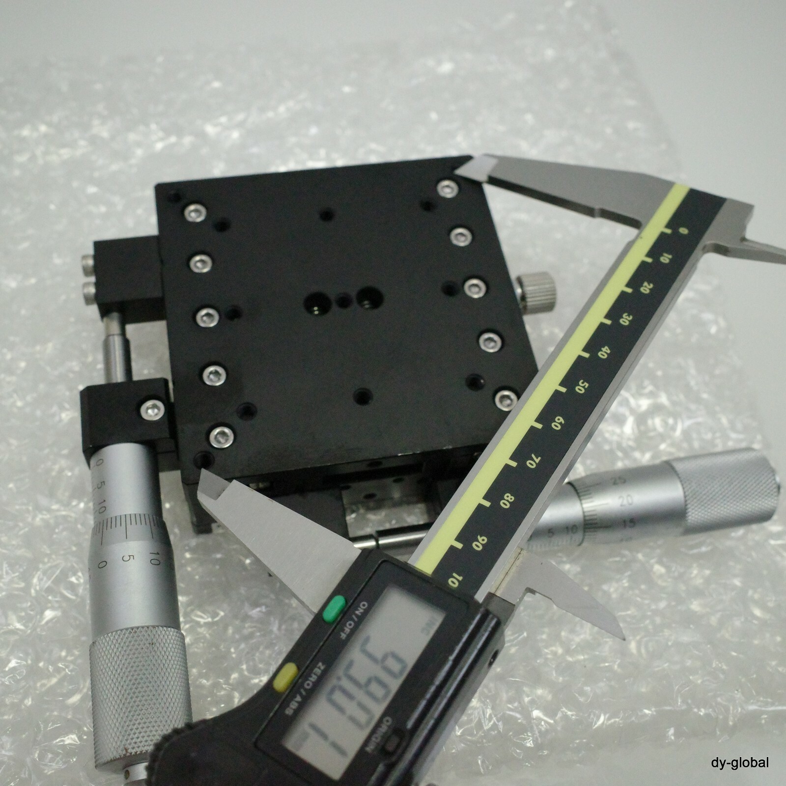 RMS XY micrometer stage NNB 17-47 M2-837-L1 80X80X30 12mm stroke STA-I ...