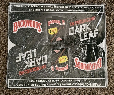 Backwoods Dark Leaf Cigar Store Display Sealed | eBay