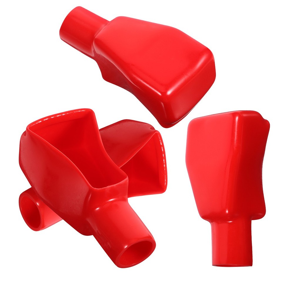 4pcs Battery Terminal Insulation Covers Cable Covers Universal Battery ...
