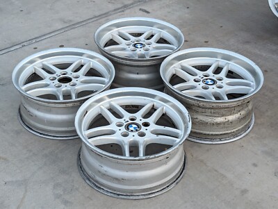 BMW E39 Genuine M Parallel 18” Style 37 Staggered OEM Factory Wheels ...