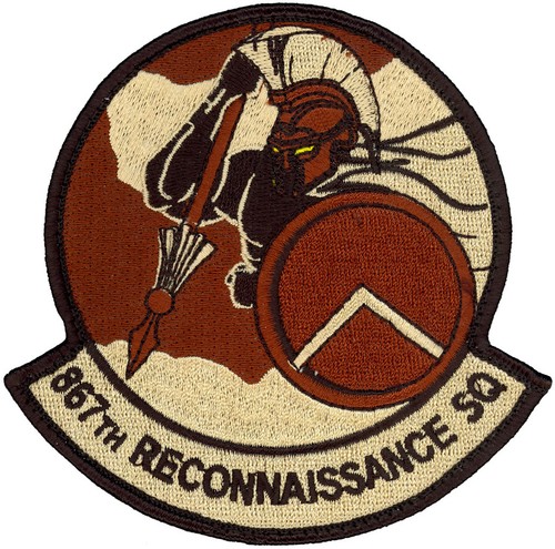 USAF 867th RECONNAISSANCE SQUADRON DESERT PATCH | eBay