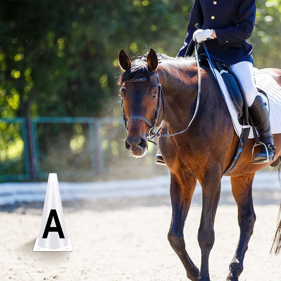 4 Pcs Dressage Cones Includes R S V P Dressage Letter Cones Plastic ...
