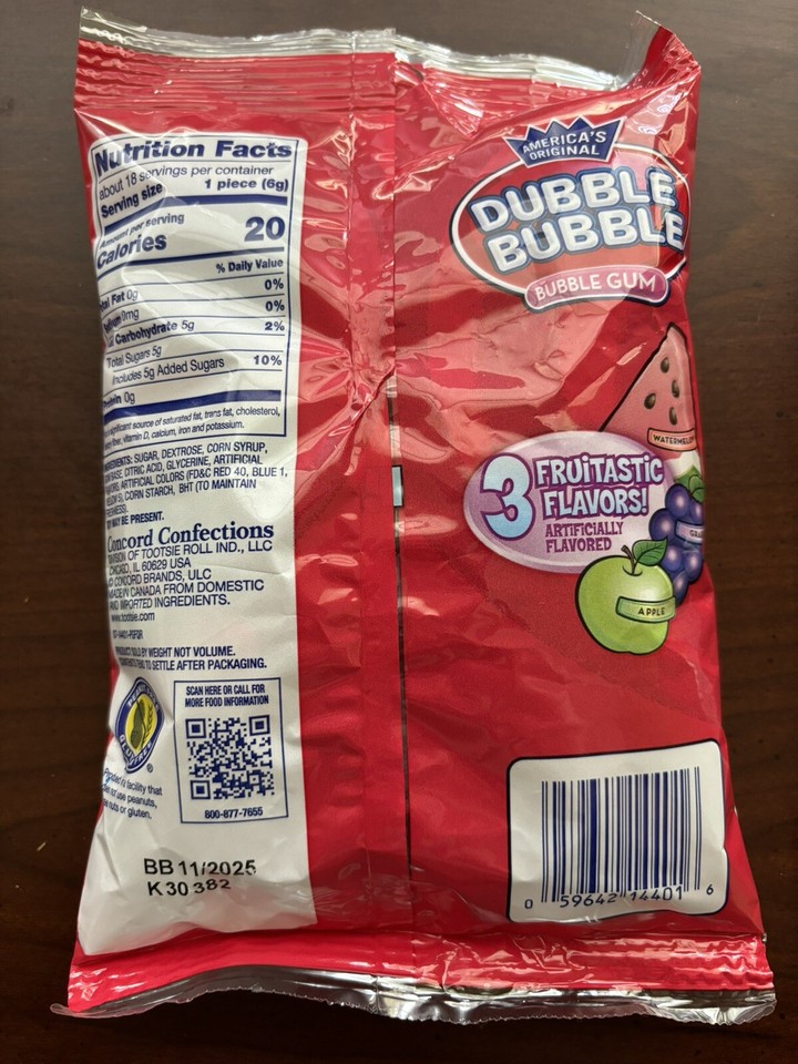 Fruitastic Flavors Dubble Bubble Gum 4 oz | eBay