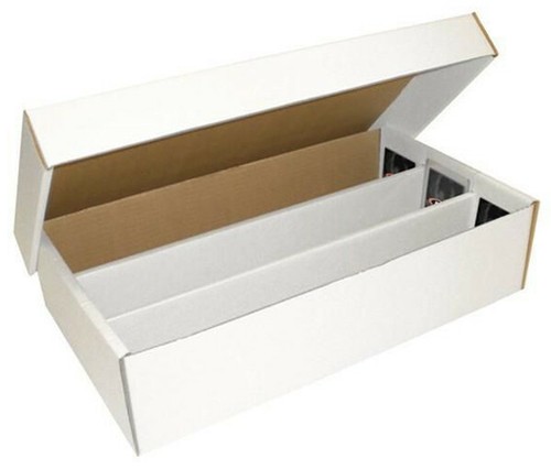 [Minor Damage] BCW 3000ct Super Shoe Card Storage Box Cardboard | eBay