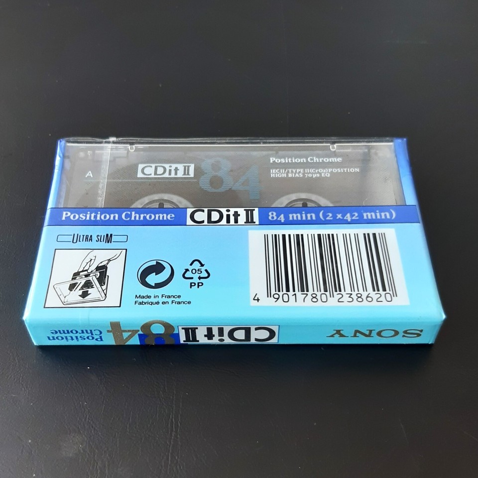 Sony CDit 84 Audio Cassette - Sealed Music Cassette - No Maxell Tdk or Basf | eBay