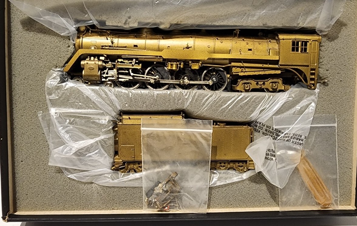HO BRASS MODEL VAN HOBBIES CP CPR CANADIAN PACIFIC K-1A 4-8-4 Loco 3100 ...