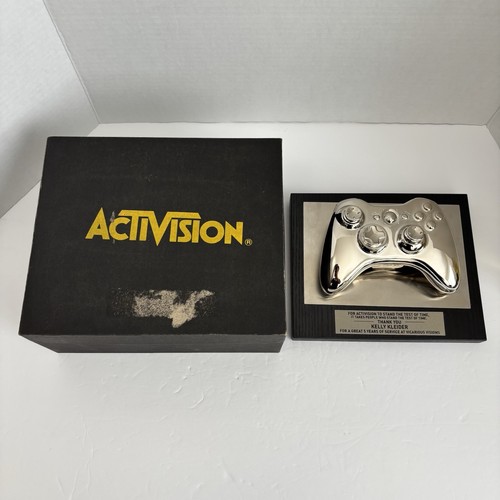 Activision Employee 5 Year Award Video Game Xbox 360 Controller Plaque ...