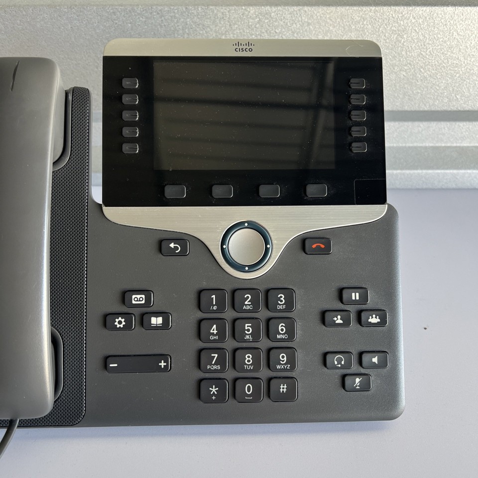 Cisco 8841 CP-8841-K9 IP Phone - Charcoal w/ Cord, Handset And Stand | eBay