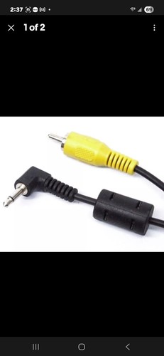 3.5mm Mono Male Plug to Yellow RCA Male Connector Cable Cord 4.5 Ft | eBay