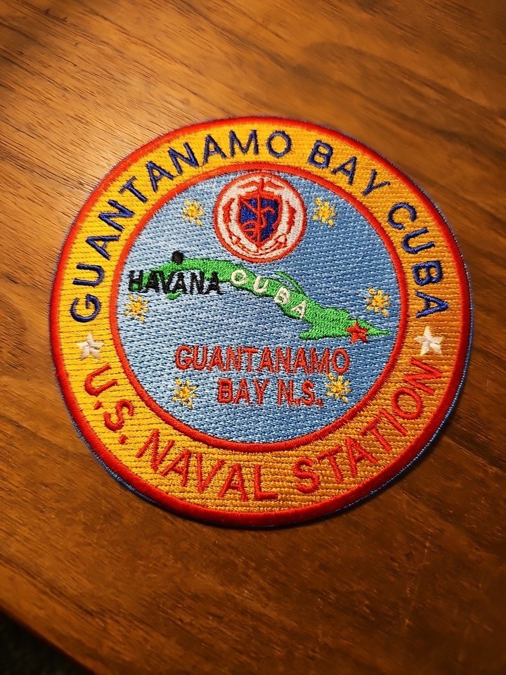 US NAVY BASE PATCH, GUANTANAMO BAY, CUBA, US NAVAL STATION Y | eBay