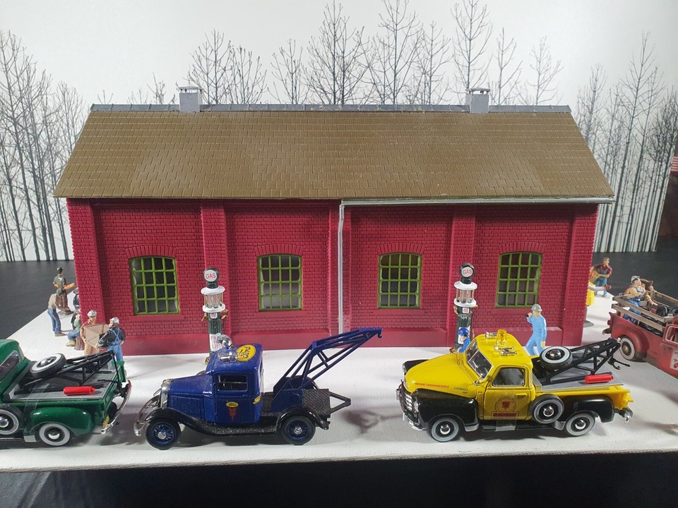 O Scale Custom Red Brick Building Warehouse, Shipping Location, Supply ...