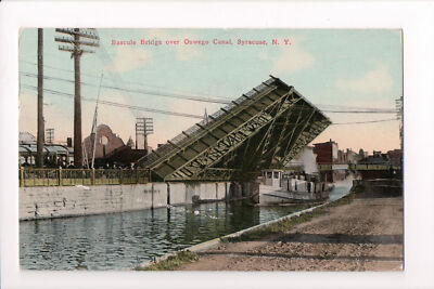NY, SYRACUSE - Bascule Bridge over Oswego Canal - D17254 | eBay