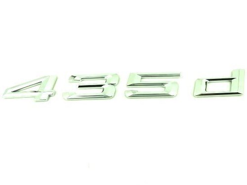 Genuine New BMW 435d BOOT BADGE Rear Emblem 4 Series 2013+ F32 F33 F36 ...