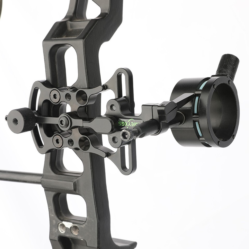 Single Pin Compound Bow Sight 1 Pin 0.019" Adjustable Archery Hunting ...