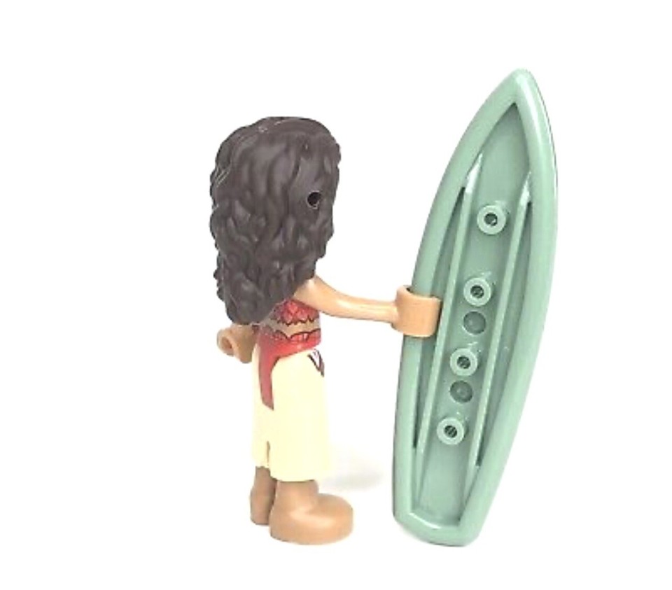 LEGO Disney Princess Moana Minifigure With Surf Board | eBay