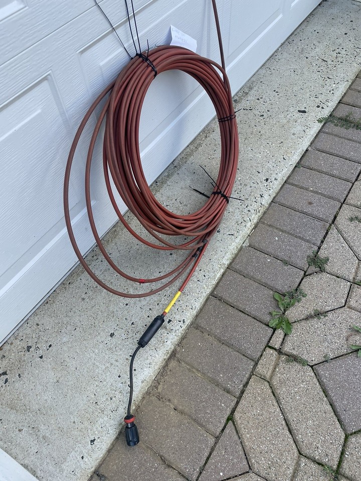 Ridgid 103' SeeSnake Push Cable Assembly Mini cable Systems inside end ...