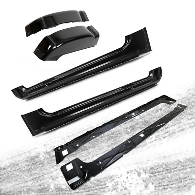 For GMC Silverado Sierra EXT Cab 99-07 Outer Inner Rocker Panels + Cab ...