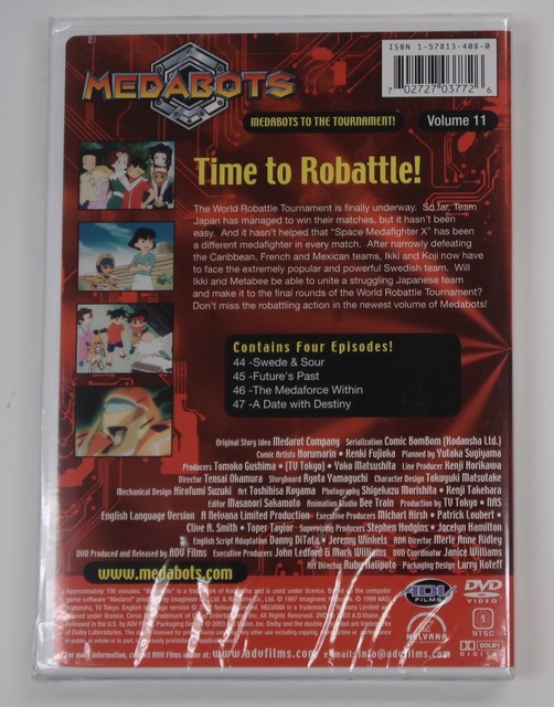 Medabots Vol. 11: Medabots to the Tournament (DVD, 2003) for sale ...