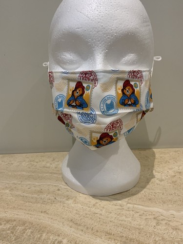 Paddington Bear Face Mask Adult or Child Adjustable Ear Cords+Nose wire ...