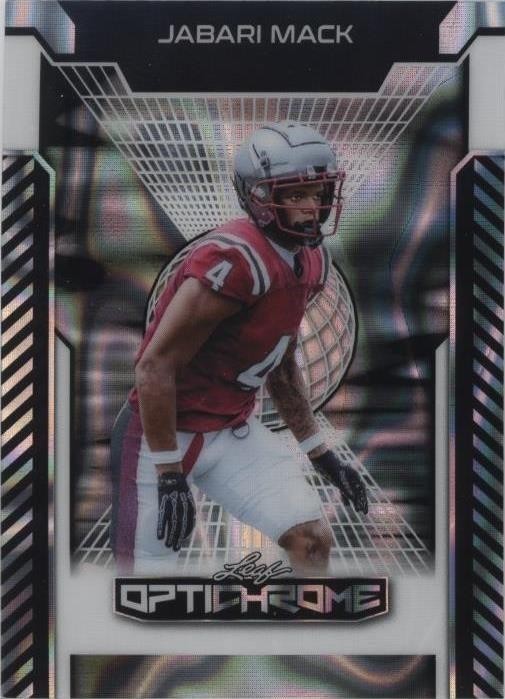 2025 Leaf Optichrome - Jabari Mack, Jabari Mack #119 Silver Lava /1 (RC ...