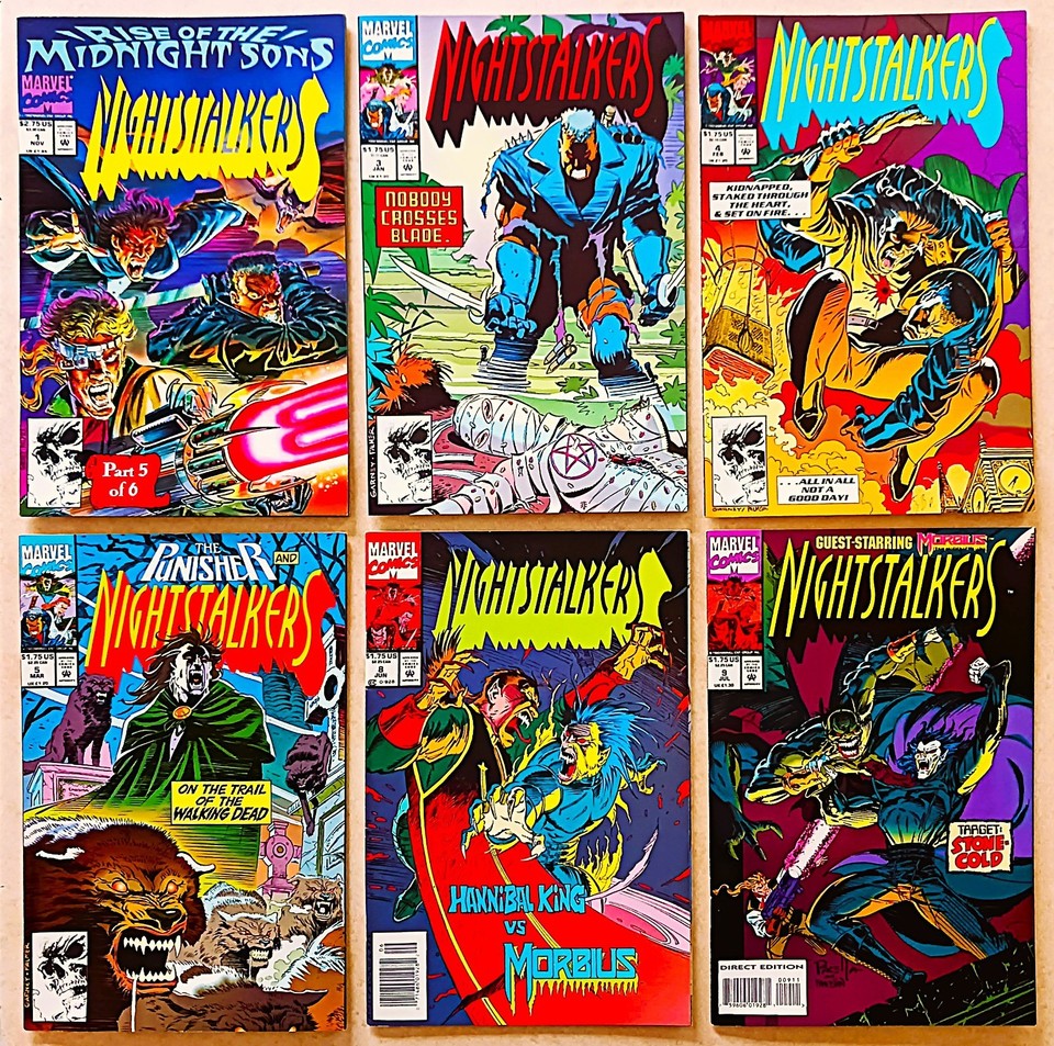 Nightstalkers .99¢ Books Marvel Comic Lot Blade Ghost Rider Doctor ...
