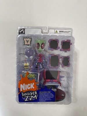 NEW SEALED Invader Zim Series One 1 Action Figure Nickelodeon Palisades ...