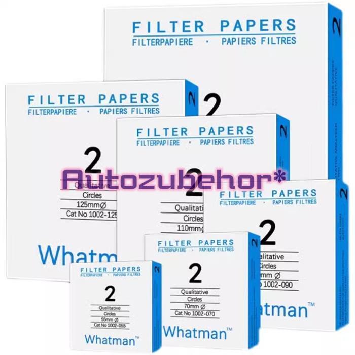 100pieces/box New Whatman No. 2 qualitative filter paper 8UM 1002-125 ...