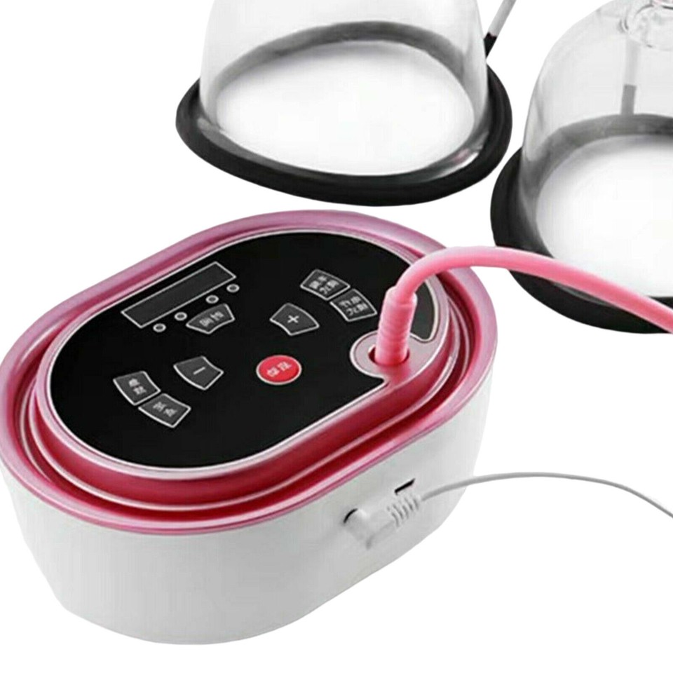 A-D Cups Breast Enlargement Vacuum Therapy Enhancement Pump CupMassage ...