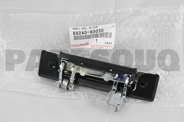 Toyota Genuine OEM 69240-60030 Handle ASSY Rear Door Outside LH ...