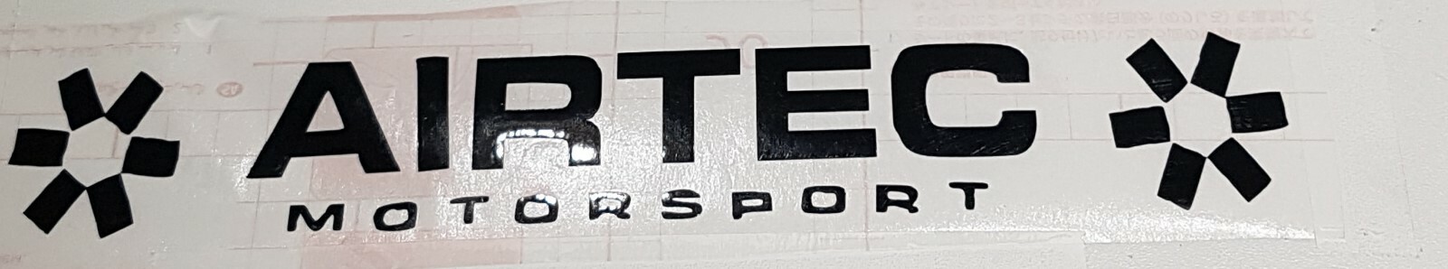 1 X AIRTEC DECAL / STICKER BLACK 10 x 1.50 ins | eBay UK