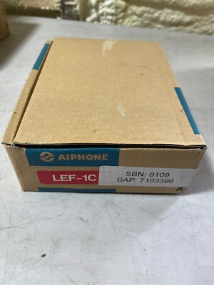 NEW IN BOX AIPHONE LEF-1C Semi-Flush Mount Open Voice Sub-Master Intercom | eBay