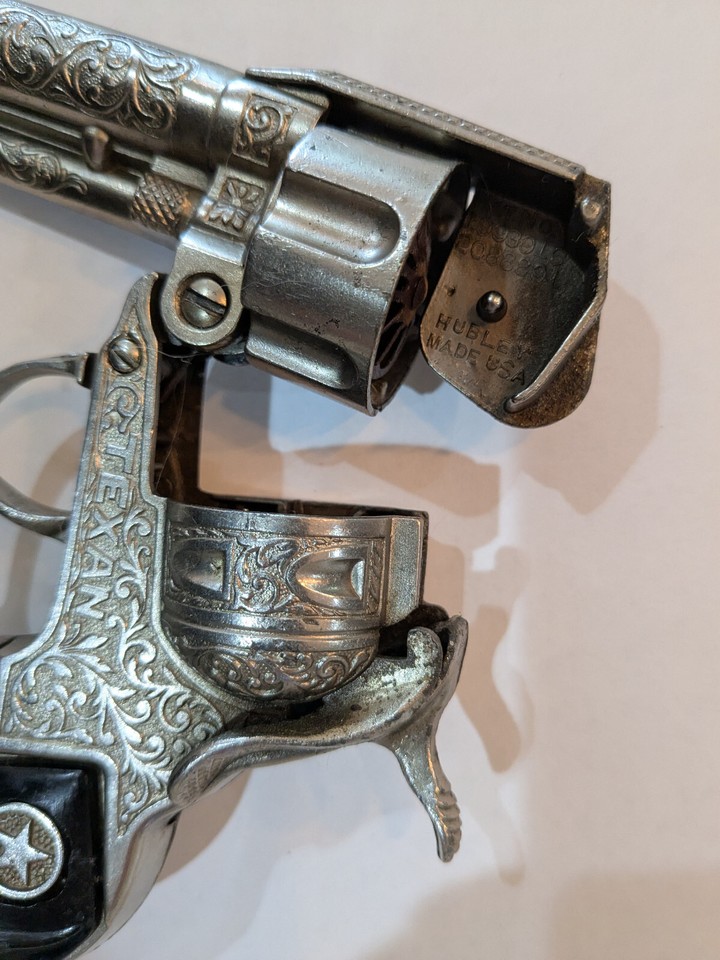 1950 Hubley Texan Antique Cap Gun - SilverFinish | eBay