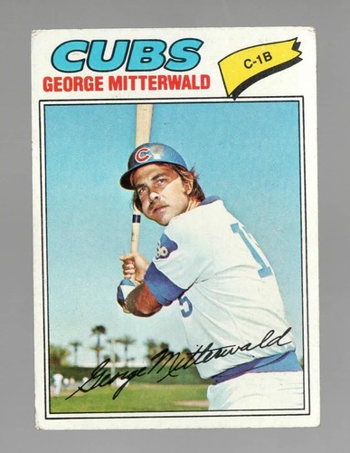 1977 Topps George Mitterwald Chicago Cubs #124 Very Good | eBay