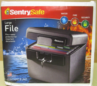 Sentry Safe HD4100 Large File .65Ft³ Fire & Water Protection Safe ...