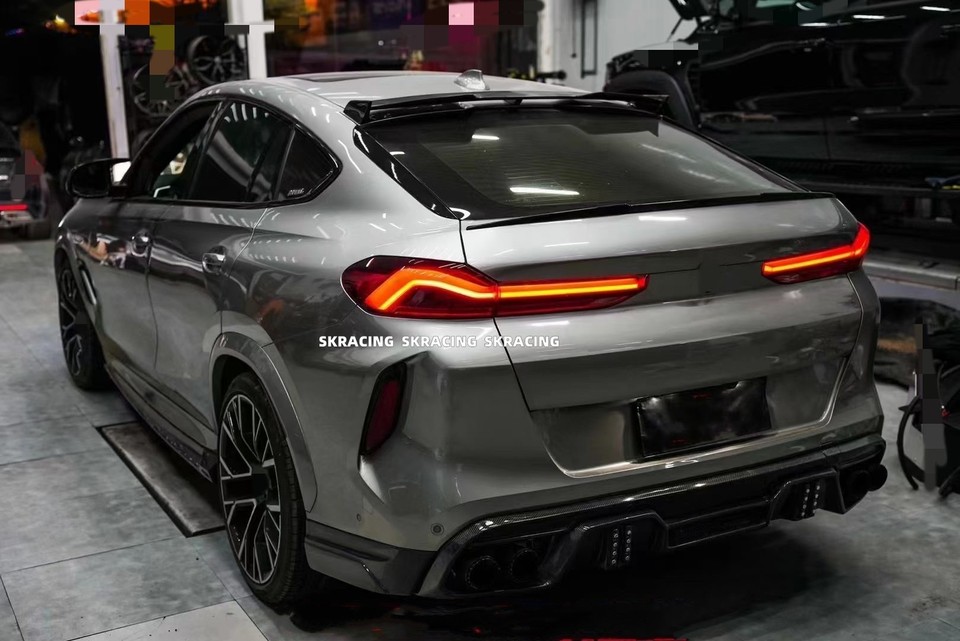Carbon Fiber Front Rear Lip Bumper Trunk Spoiler Body Kits For 20-23 ...